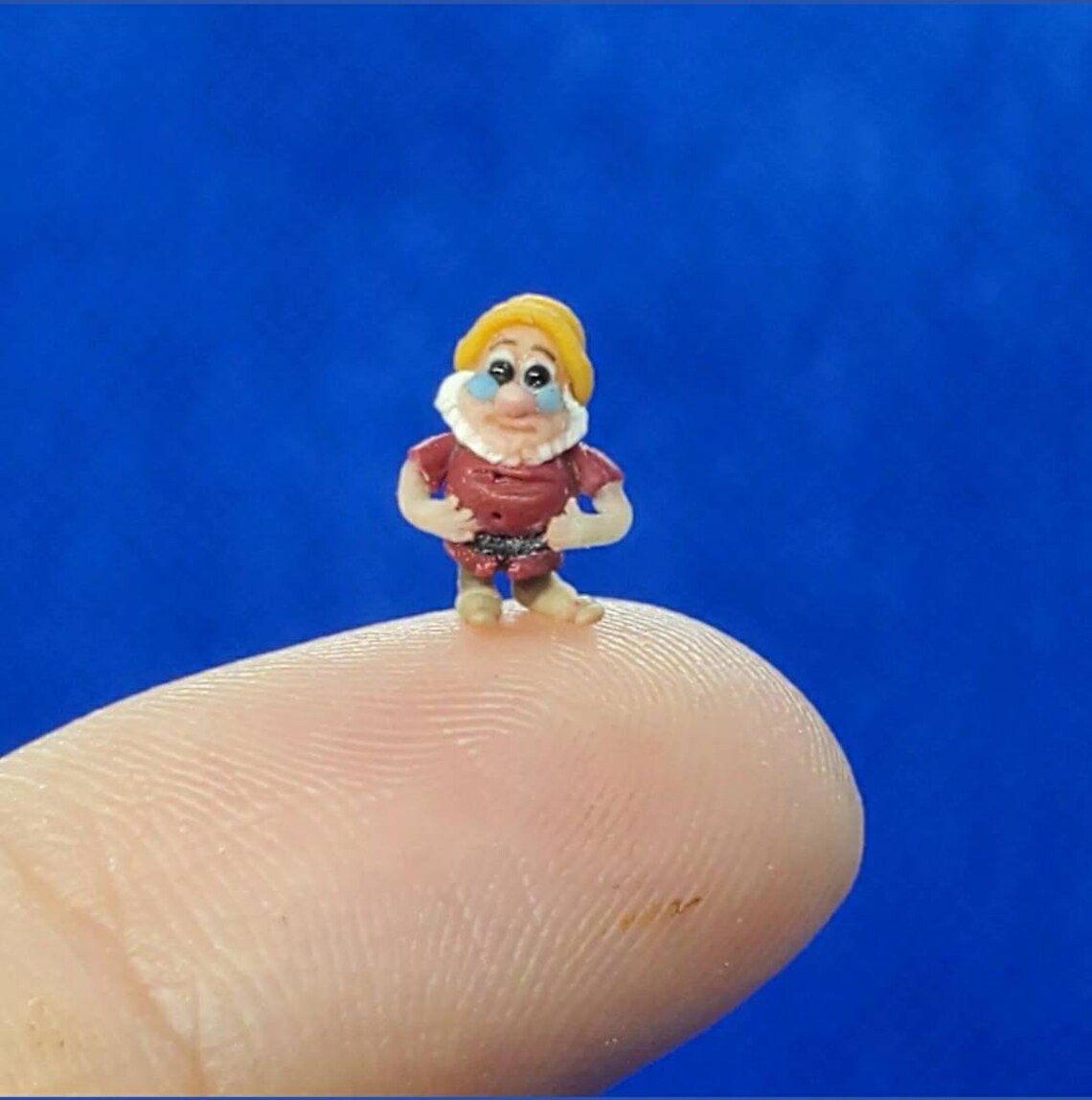 Ooak Miniature Inspired Snow White Disney Dwarf DOC Handmade - Etsy
