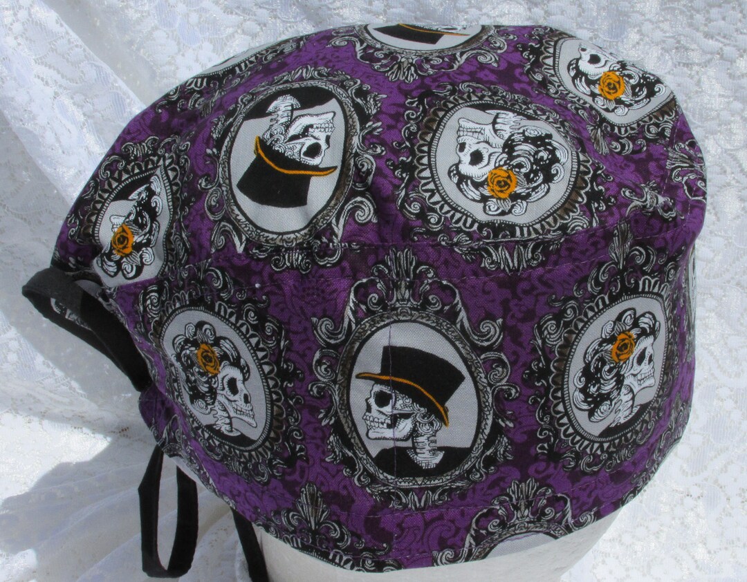 Zombie Scrub Hat, Chemo Hair Loss Hat, Chef's Hat With a Cotton Terry ...