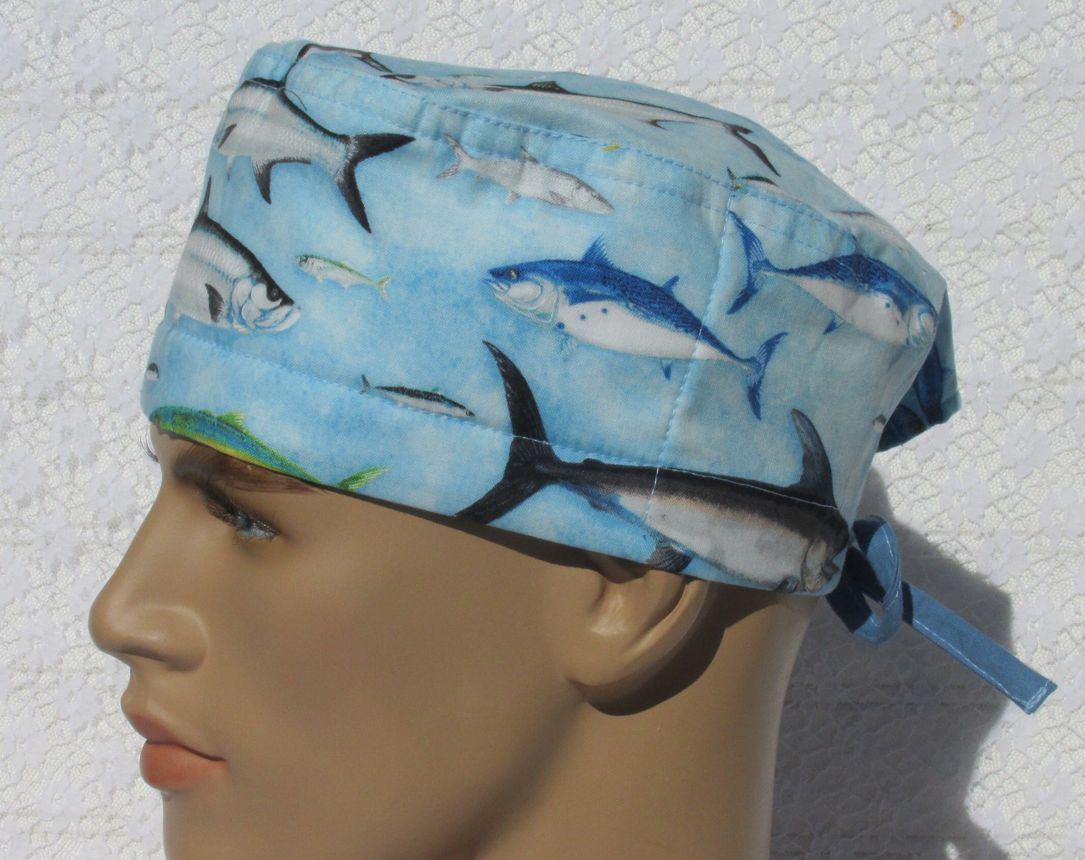 Fish scrub hat Sword fish scrub hat mens scrub hat mens - Etsy.de