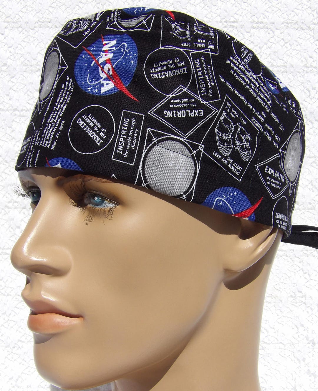 Space Scrub Cap, Chemo Hair Loss Hat With a Cotton Terry Cloth ...