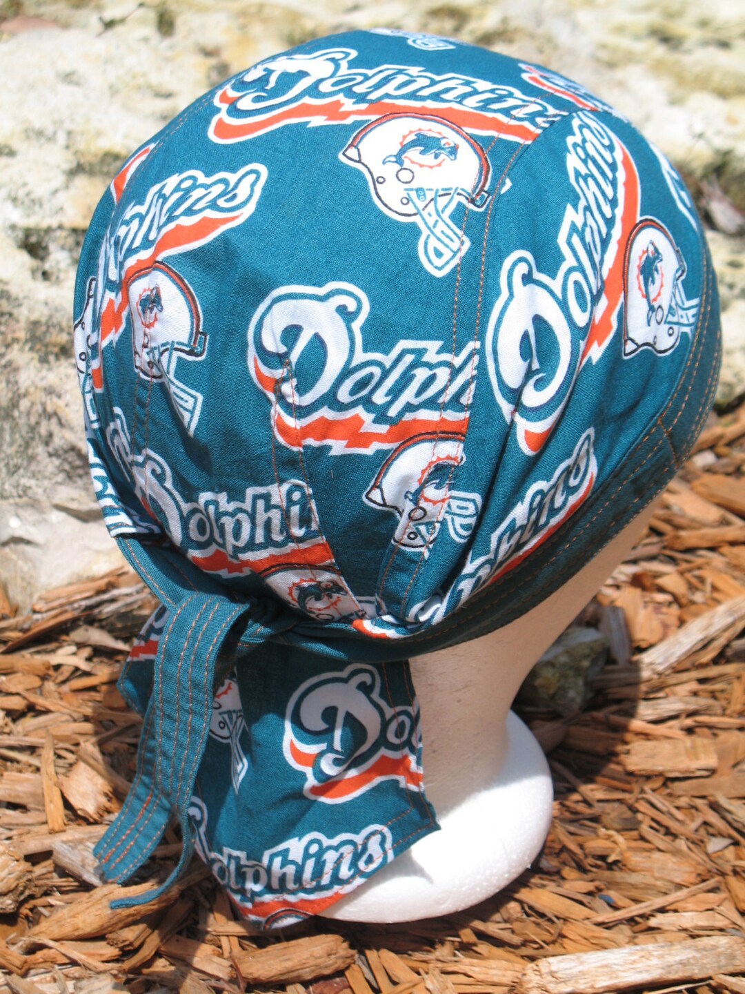 Sports Doo Rag, Cancer Hair Loss Hat, Chemo Hat. With a Cotton Terry ...