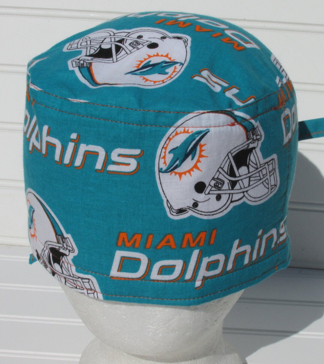 Handmade Florida Football Scrub Cap Chemo Hair Loss Hat With Sweatband ...