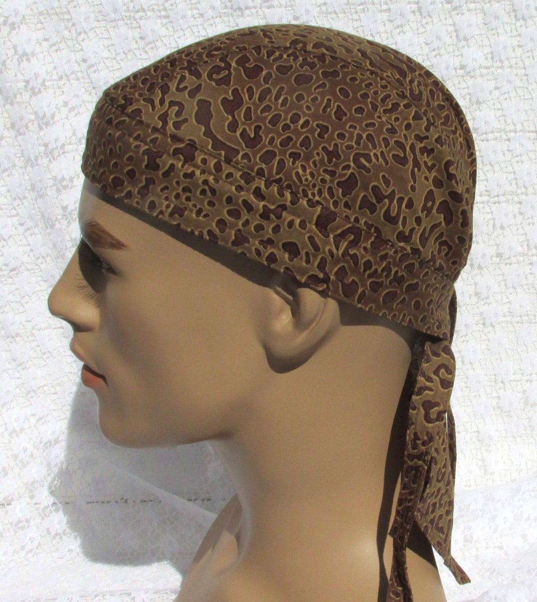 Animal Print Skull Cap: Cotton Terry Cloth Chemo Hat - Etsy