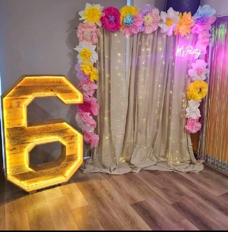 Paper Flowers, Birthday, Backdrop, Birthday Party Babyshower, Garden ...