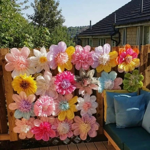 Paper Flower Backdrop - Etsy