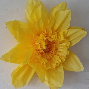 Paper Flower Daffodils Wall Backdrop Easter Party Wedding Birthday Baby ...