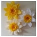 Paper Flower Daffodils Wall Backdrop Easter Party Wedding Birthday Baby ...