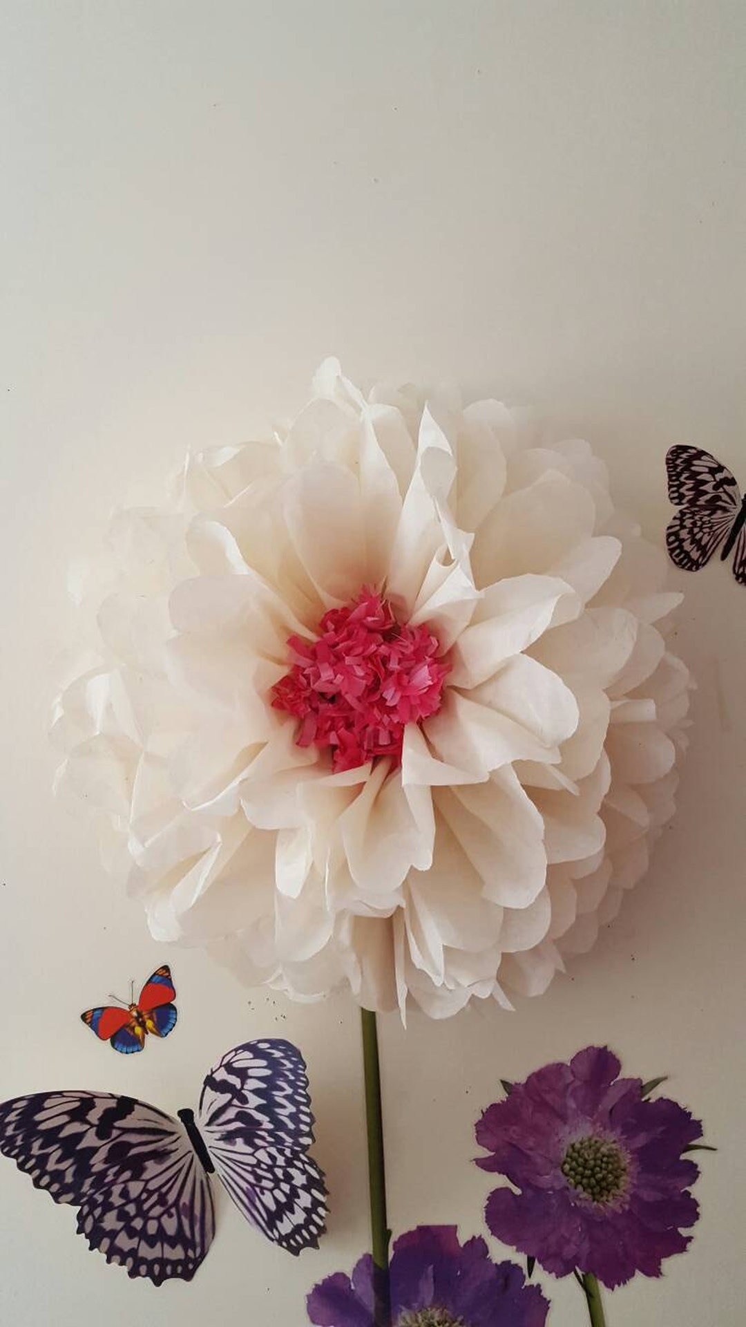 Two Giant 19 Flower Wedding Party Babyshower Bedroom - Etsy