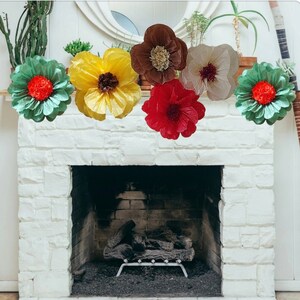 1 X Fall, Autumn, Paper Flower Shop Window Display, Baby Shower, Party ...