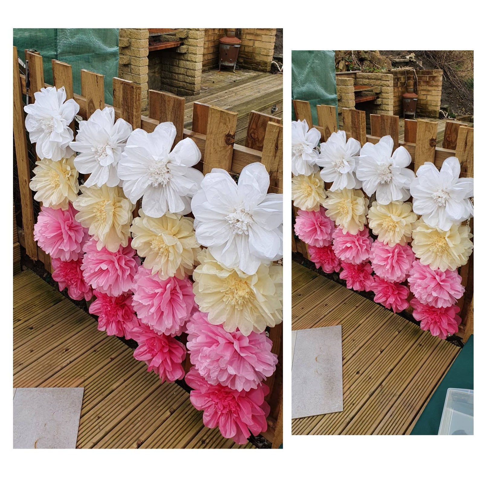 16 Flower Wall Flower Wall Backdrop Wedding Party Tea Party Shop Window ...