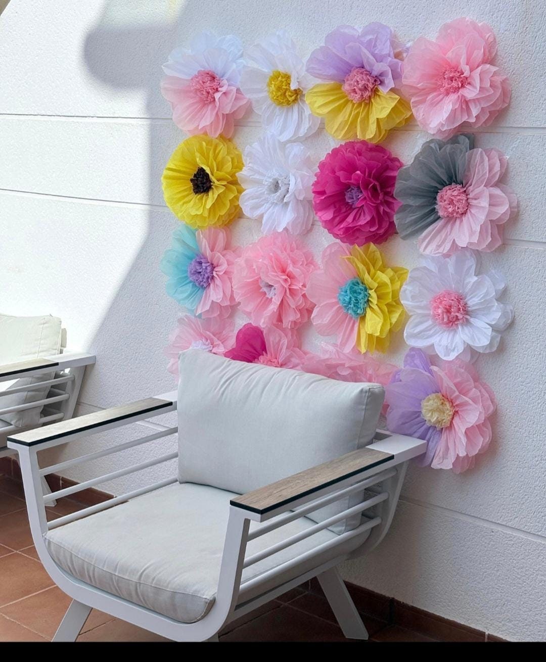 16 Flower Wall Flower Wall Backdrop Wedding Party Tea Party Shop Window ...