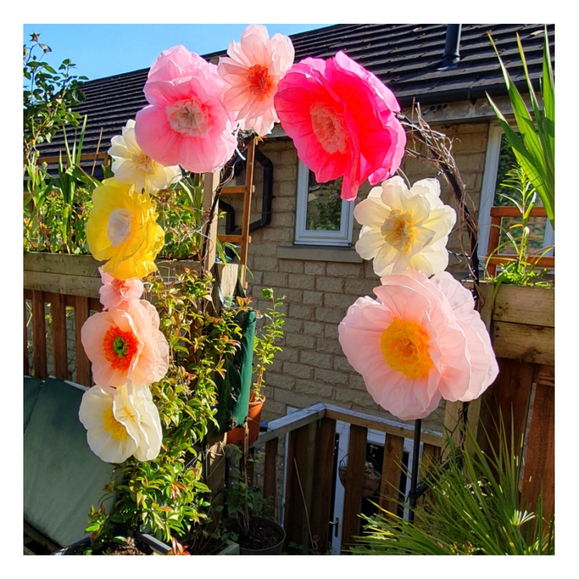 Handmade Tissue Paper Flowers for Weddings, Parties, Shop Windows, or ...