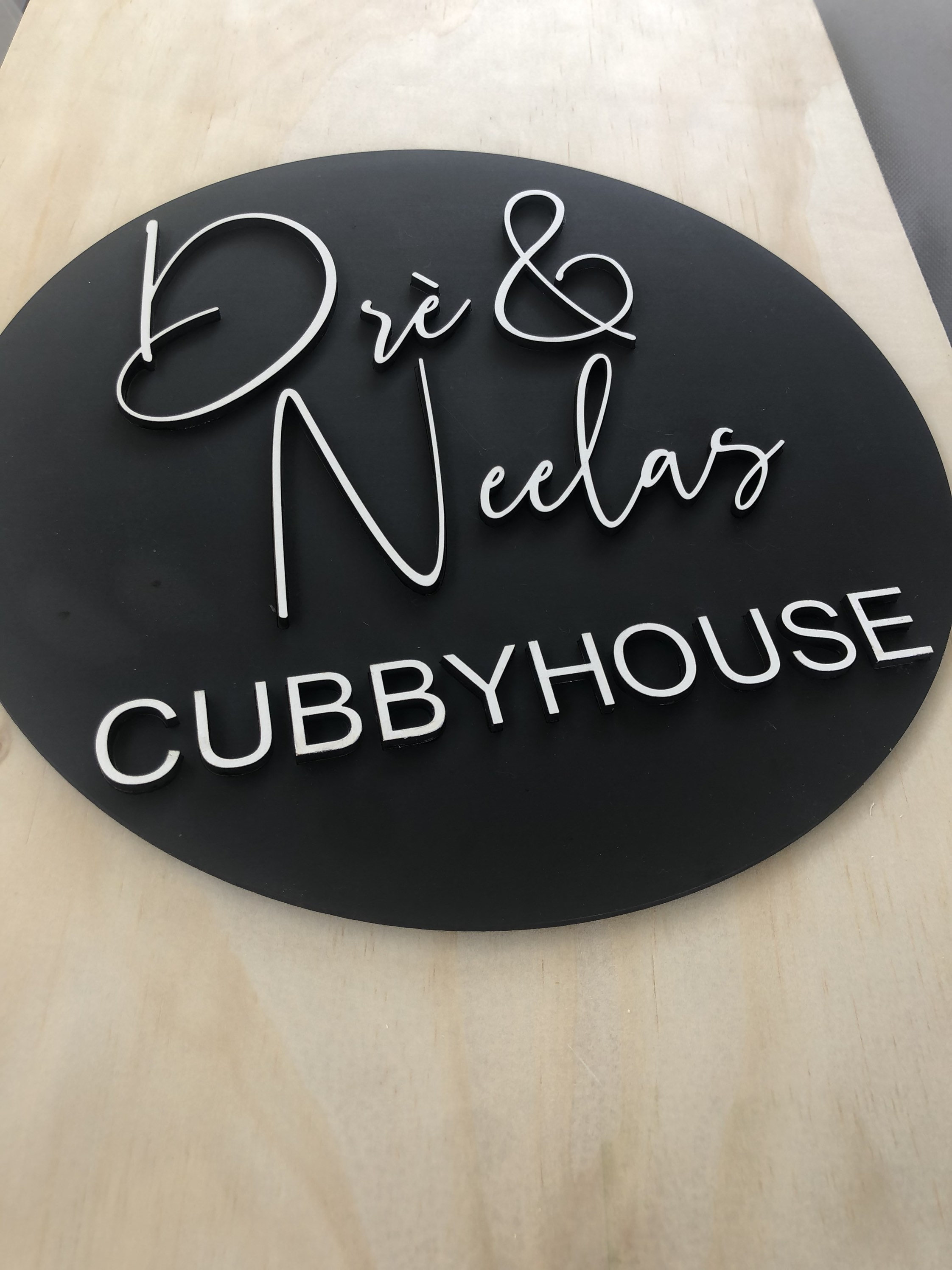 Cubby House Sign Custom Made Kids Room Home Decor - Etsy Australia