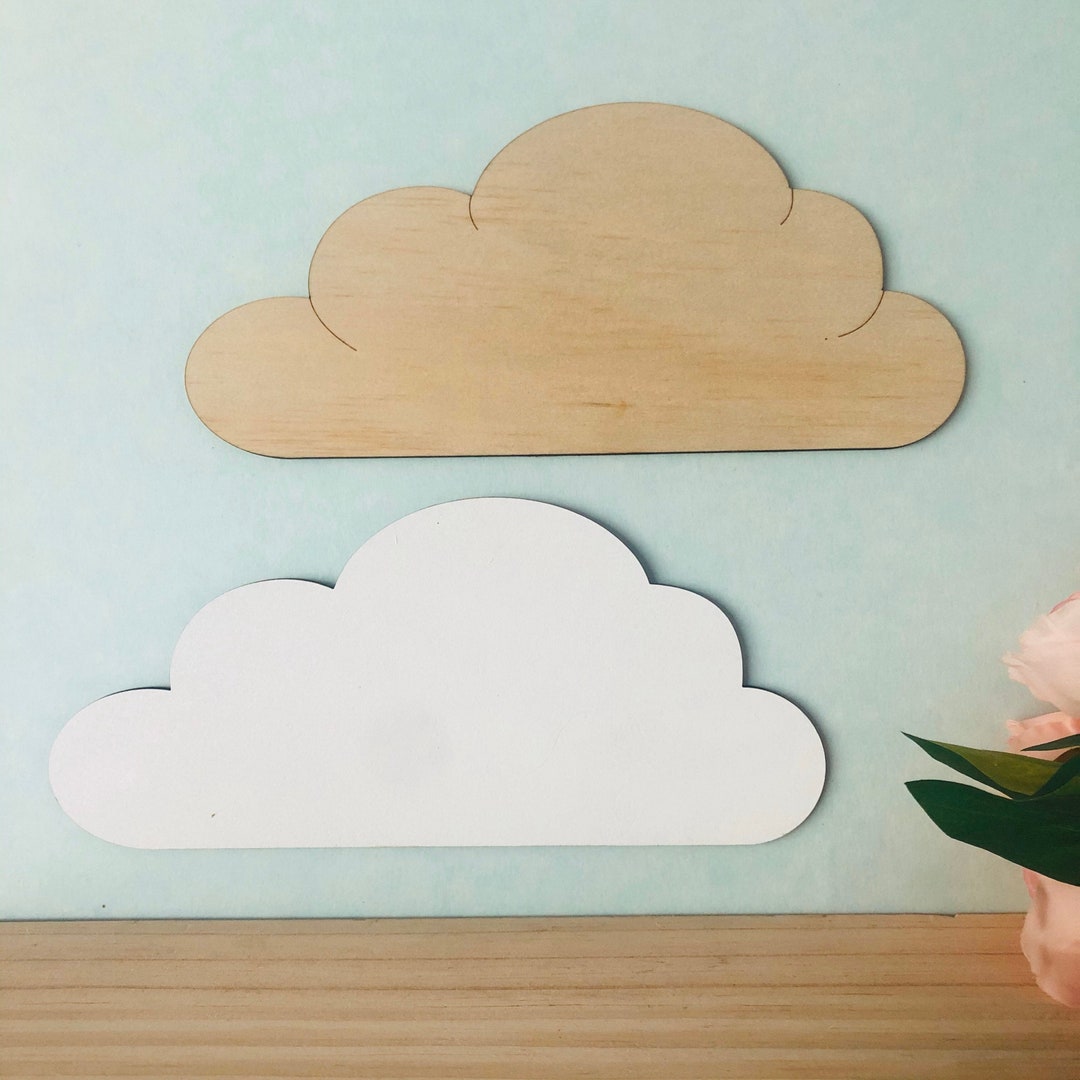 Cloud Sign – Nursery Wall Decor | Baby Room Wooden Sign | Kids Room ...
