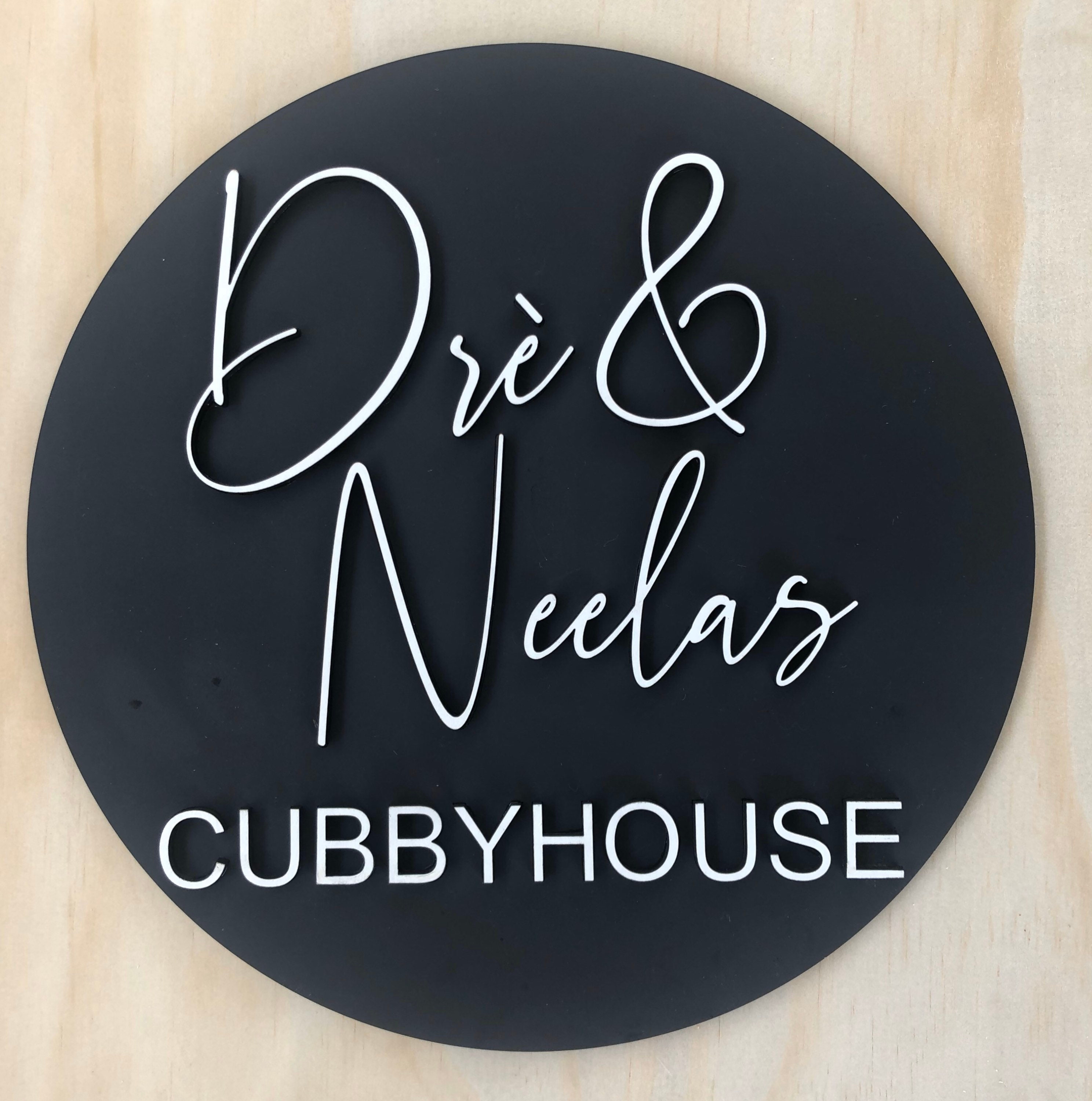 Cubby House Sign Custom Made Kids Room Home Decor - Etsy Australia