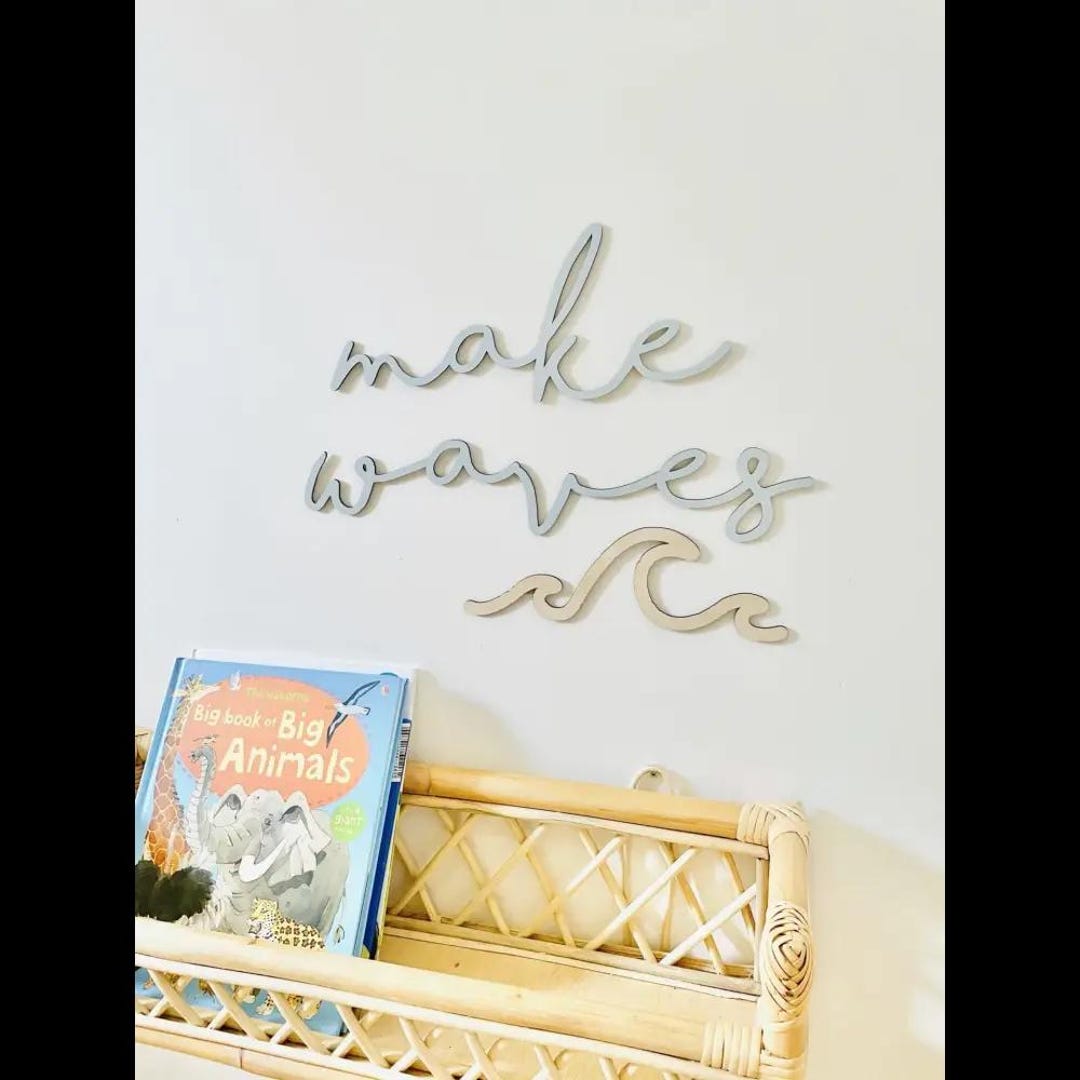 Make Waves + Wave Plaque - Etsy