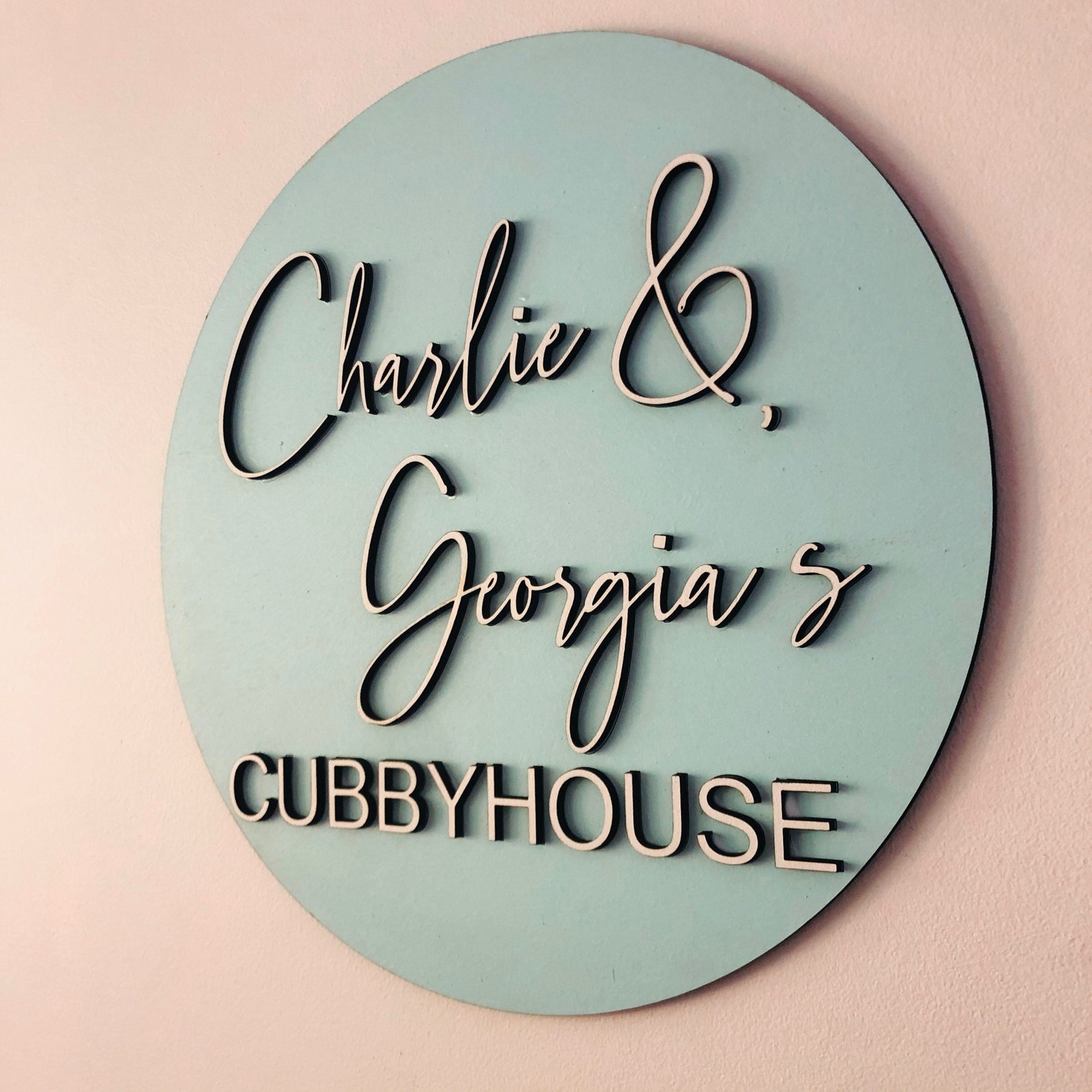 Cubby House Sign Custom Made Kids Room Home Decor - Etsy Australia