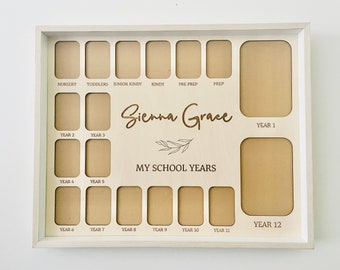 Custom Birth Through 18 Photo Frame for Children First Year, Months and ...