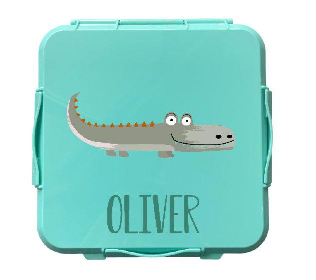 Personalised Mint Lunch Box Croc - Etsy Australia