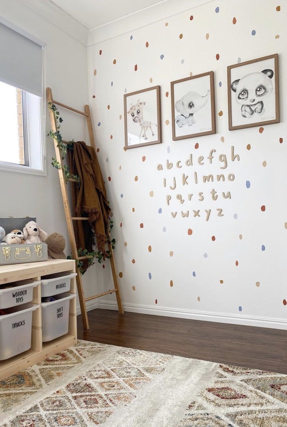 Wooden Alphabet Letters For Nursery Wall