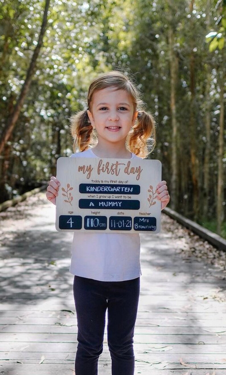 First Day of School Board Chalkboard - Etsy