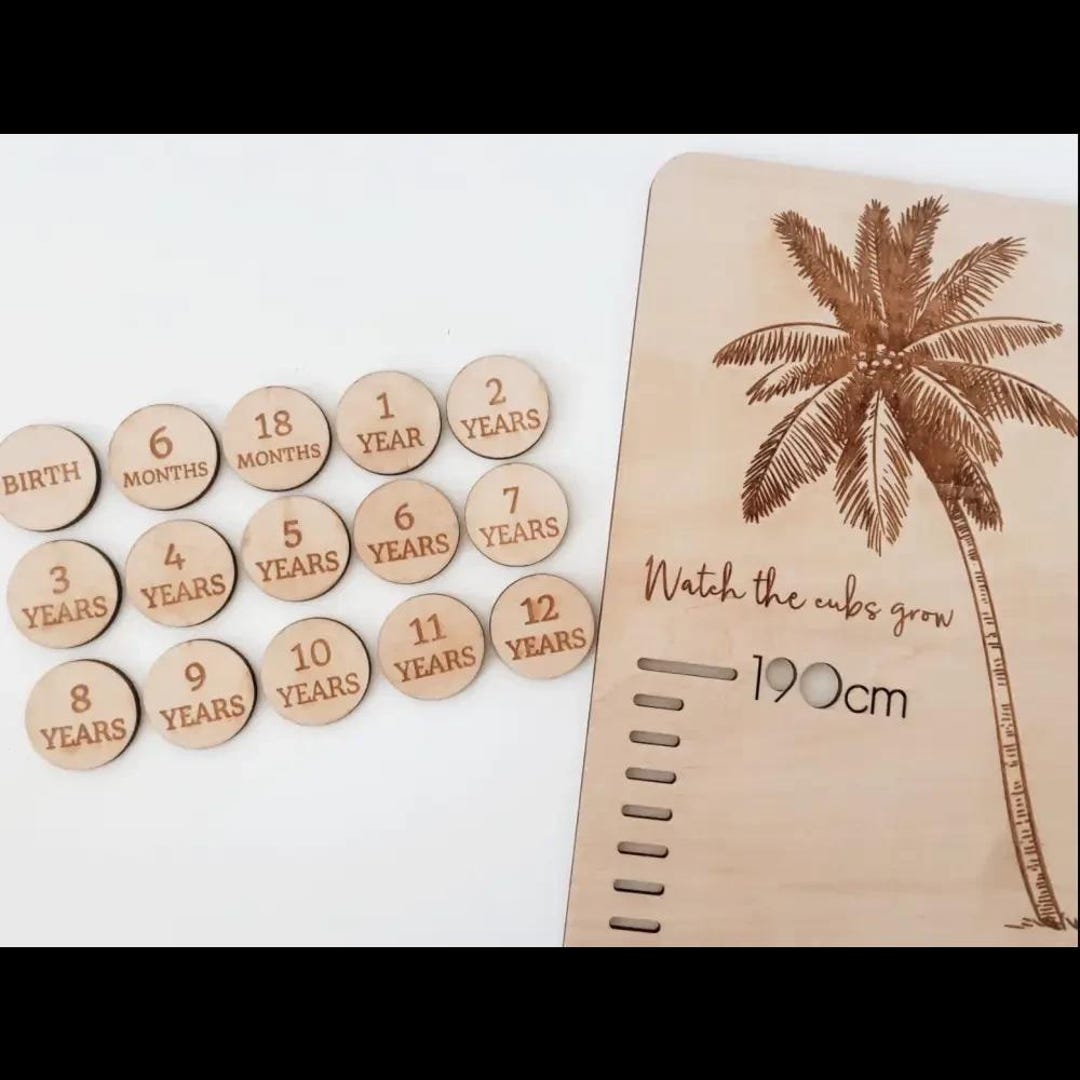 Height Chart Markers - Various Designs - Etsy