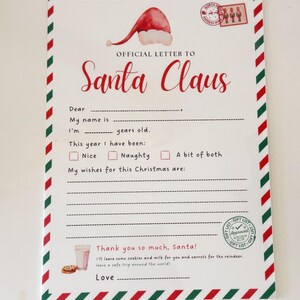 Reuseable Santa Letter - Etsy