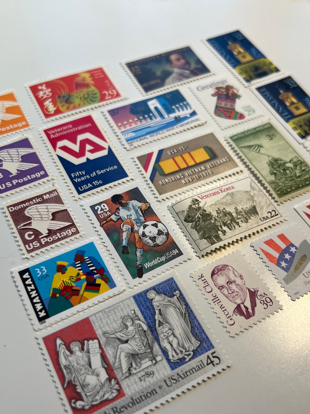 20 MINT Vintage US Postage Stamps Includes Some Rate Stamps Too 20 ...