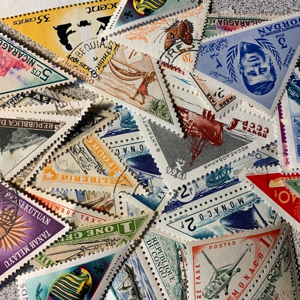 Triangle Stamp - Etsy