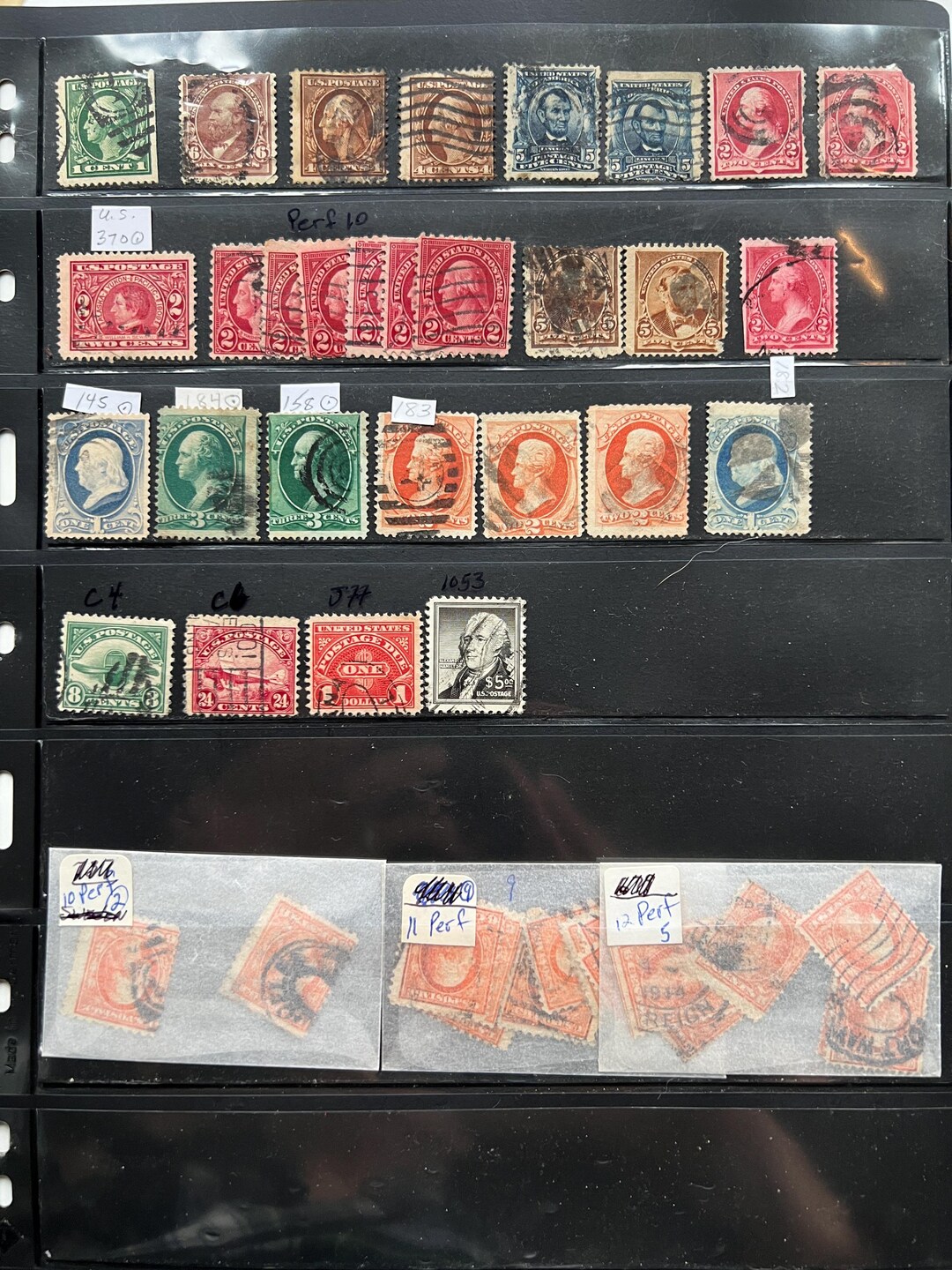 45 US Used Postage Stamps Mostly From 1800s. Great for the Treasure ...
