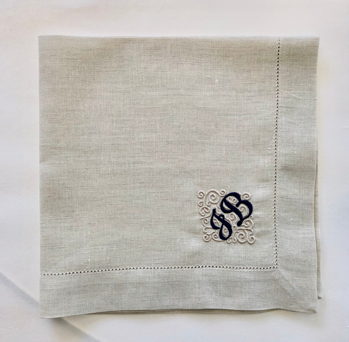 Monogrammed Linen Napkins / Dinner Napkins / Linen Cloth Napkins ...