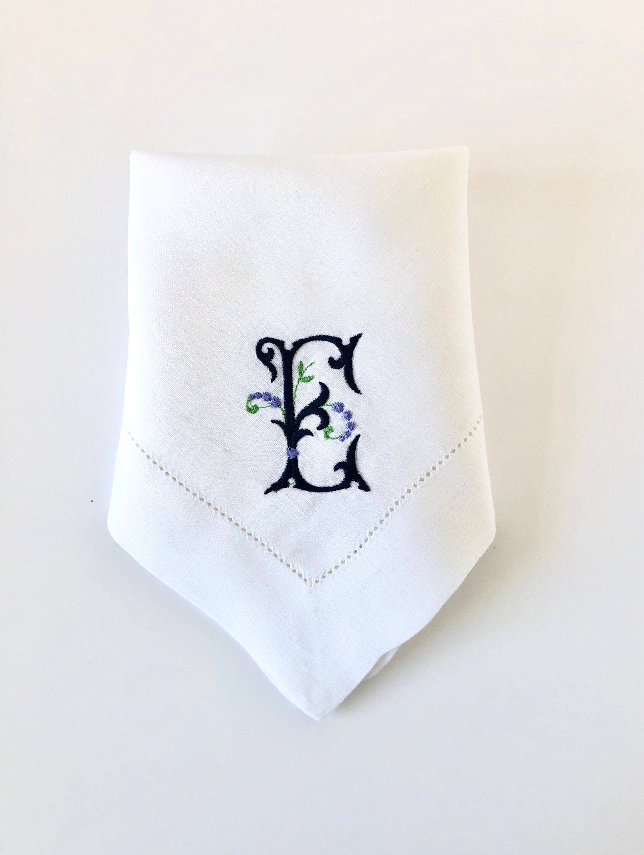 Monogrammed Napkins / Cloth Napkins / Dinner Napkins / Linen Napkins ...