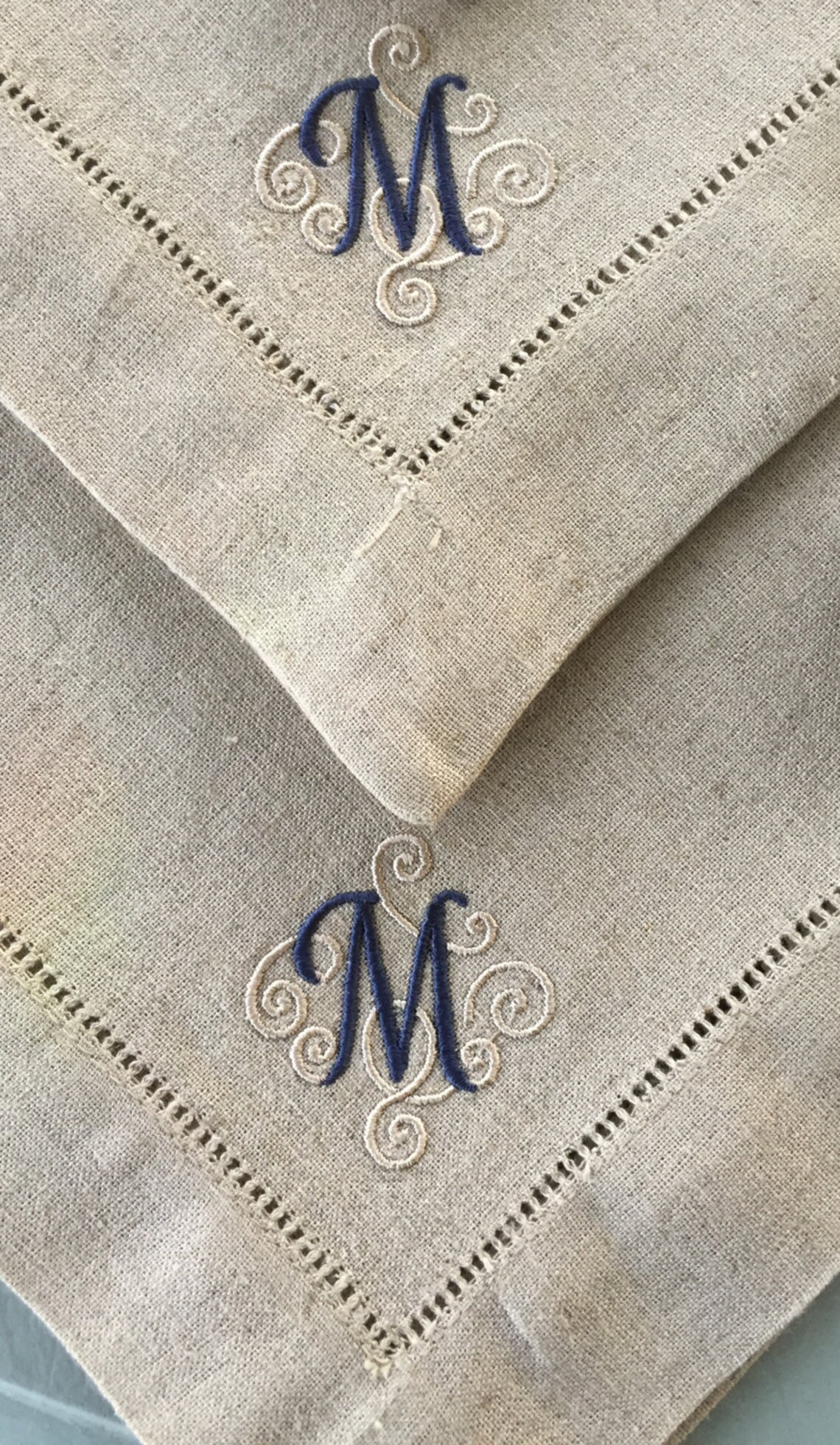 Monogrammed Napkins / Cloth Napkins / Dinner Napkins / Linen Napkins ...