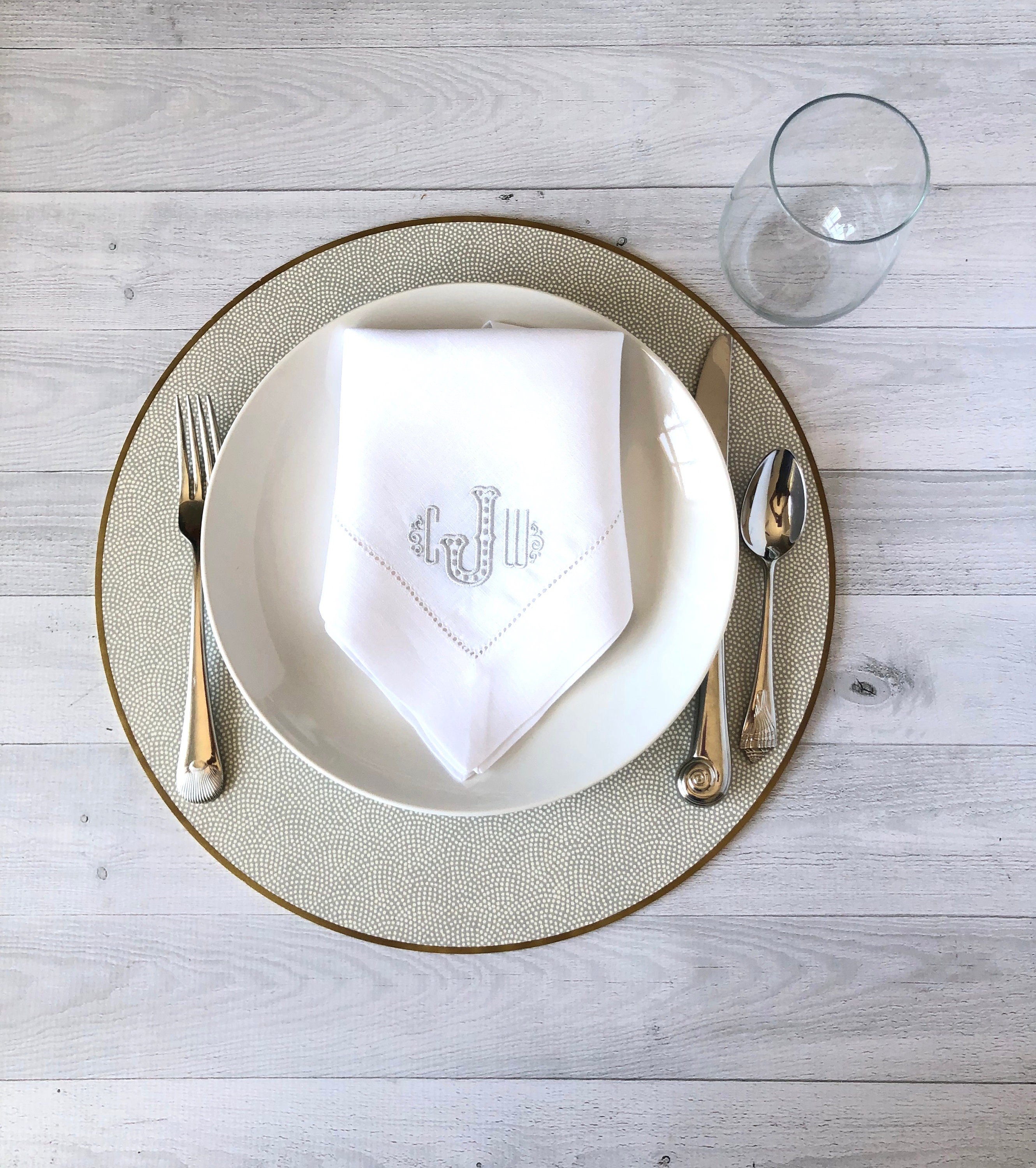 Monogrammed Napkins / Cloth Napkins / Dinner Napkins / Linen | Etsy