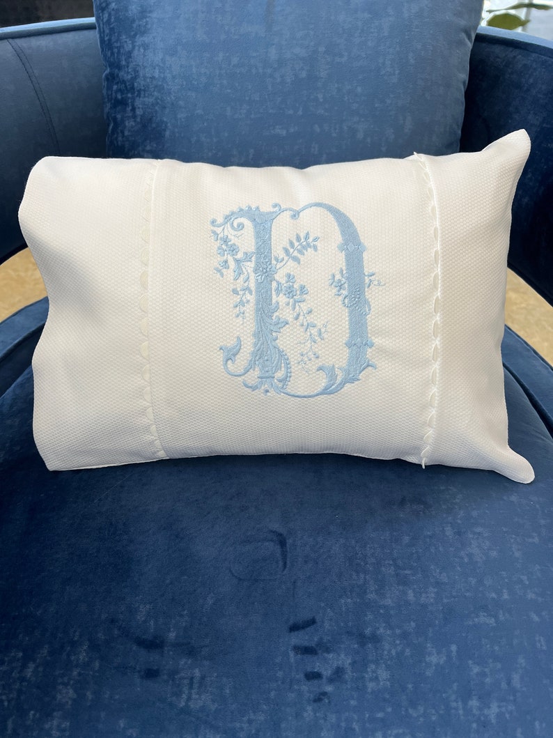 Custom Embroidered Pillow. Personalized Monogram Pillow. Baby - Etsy