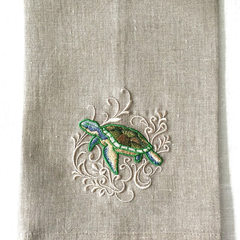 Sea Turtle Towel - Etsy
