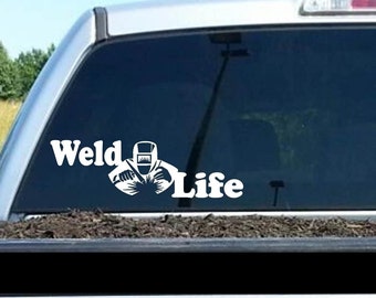 Weld Life Sticker | Etsy