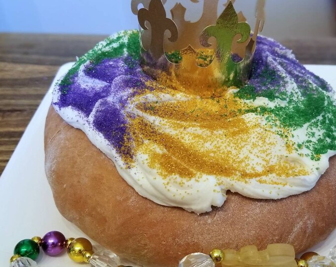 Traditional King Cake, Authentic South Louisiana King Cake, Custom King ...