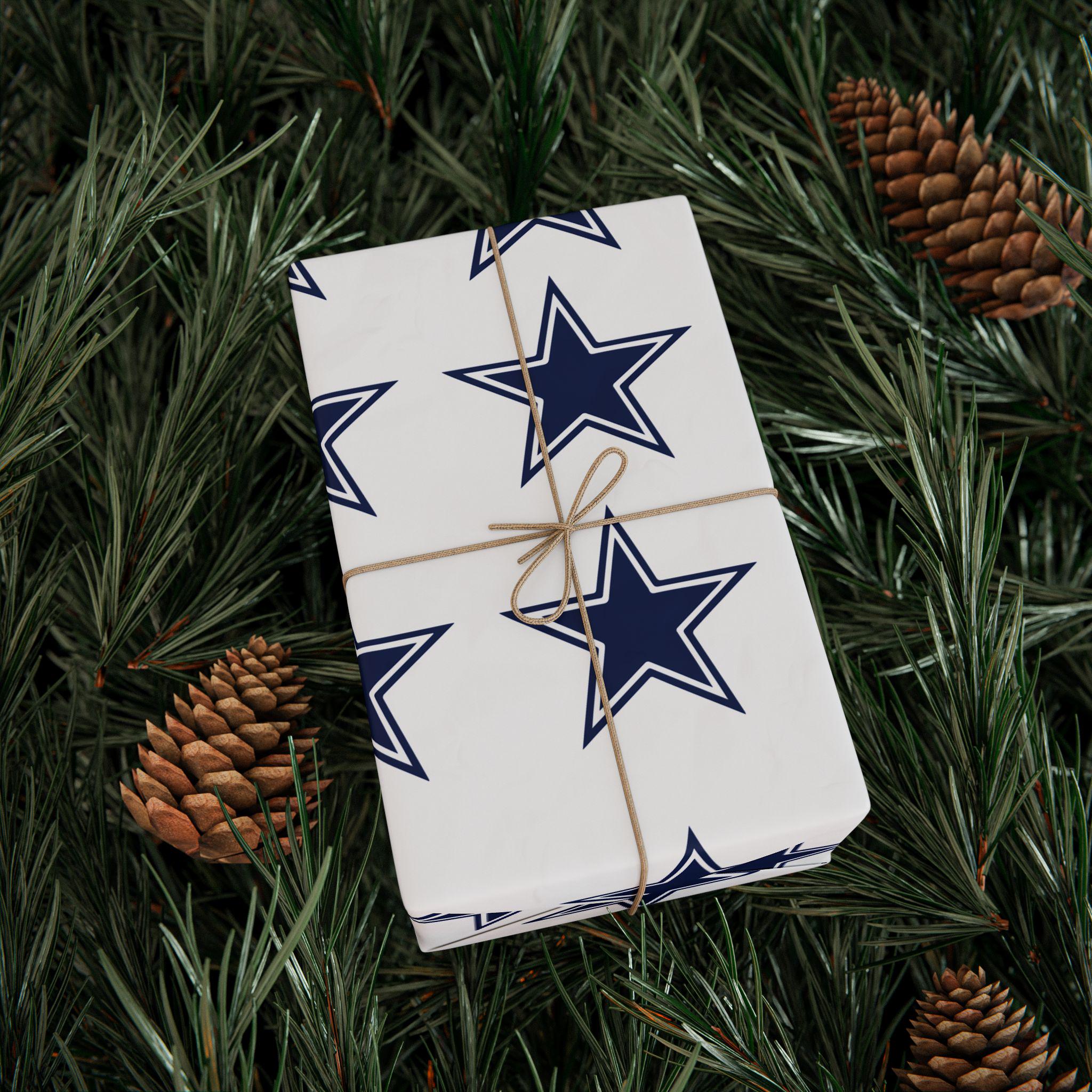 Dallas Wrapping Paper, Texas Football Gift for Christmas - Etsy