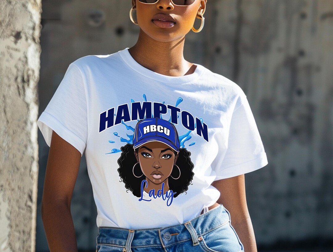 Hampton Lady Virginia University Softstyle T-shirt - Etsy