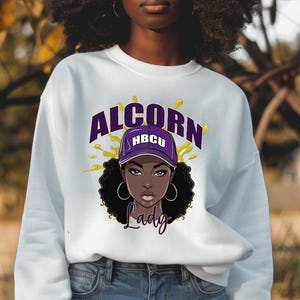 Alcorn Lady HBCU State University Sweatshirt - Etsy
