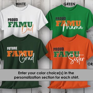 FAMU Personalized Custom Shirt - Etsy