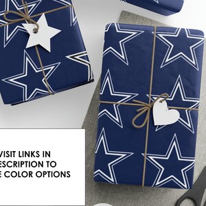 Dallas Wrapping Paper, Texas Football - Etsy
