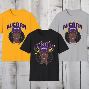 Alcorn Lady HBUC State University Softstyle T-shirt - Etsy