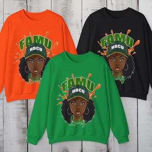 FAMU Lady HBCU Florida State University Sweatshirt - Etsy