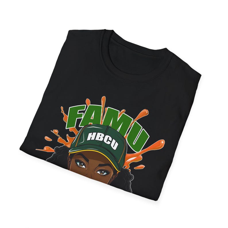 FAMU Lady University Girl HBCU Florida Softstyle T-shirt - Etsy