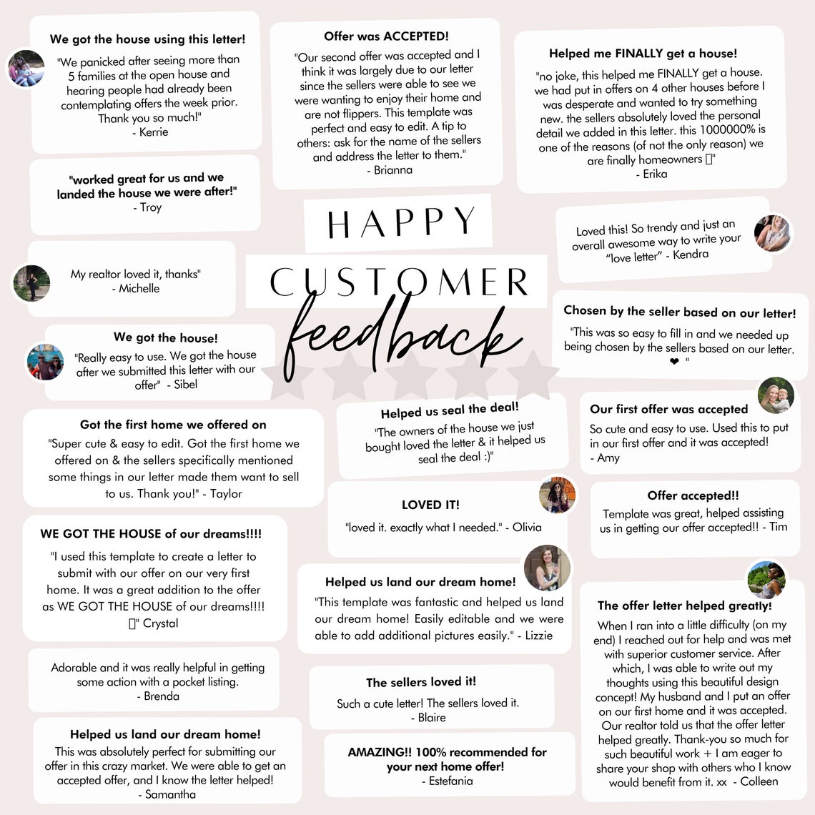 Editable Home Buyer Letter Template | Real Estate Love Letter Template ...