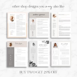 Resume and Cover Letter Template for Word | Resume for Apple Pages ...