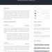 Resume Template 2 Page Navy Blue CV Template Cover Letter for Word ...