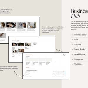 Freelancer Notion Template and Service Based Business Dashboard and ...